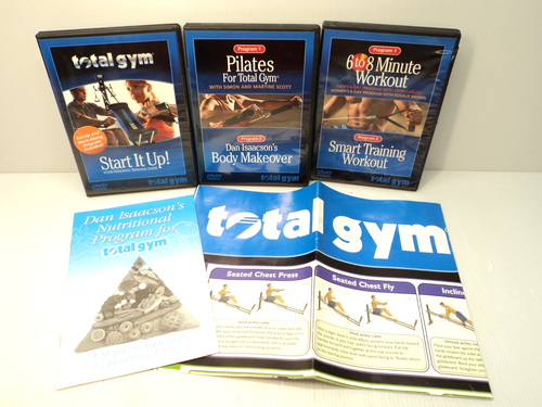 3 Total Gym DVDs: Start It Up~6 to 8 Minute Workout~Body Makeover ...