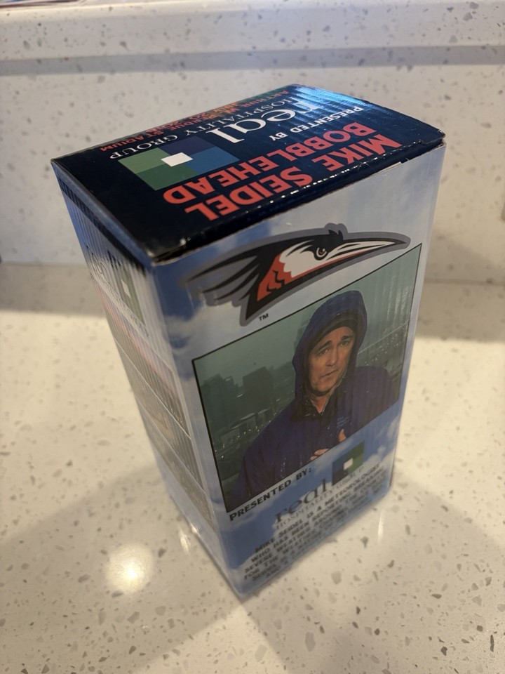 Mike Seidel Weather Channel Bobblehead NEW IN BOX Delmarva Shorebirds 7 ...
