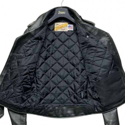 Schott One Star Cowhide Leather Rider Jacket 613 Black Classic Biker ...