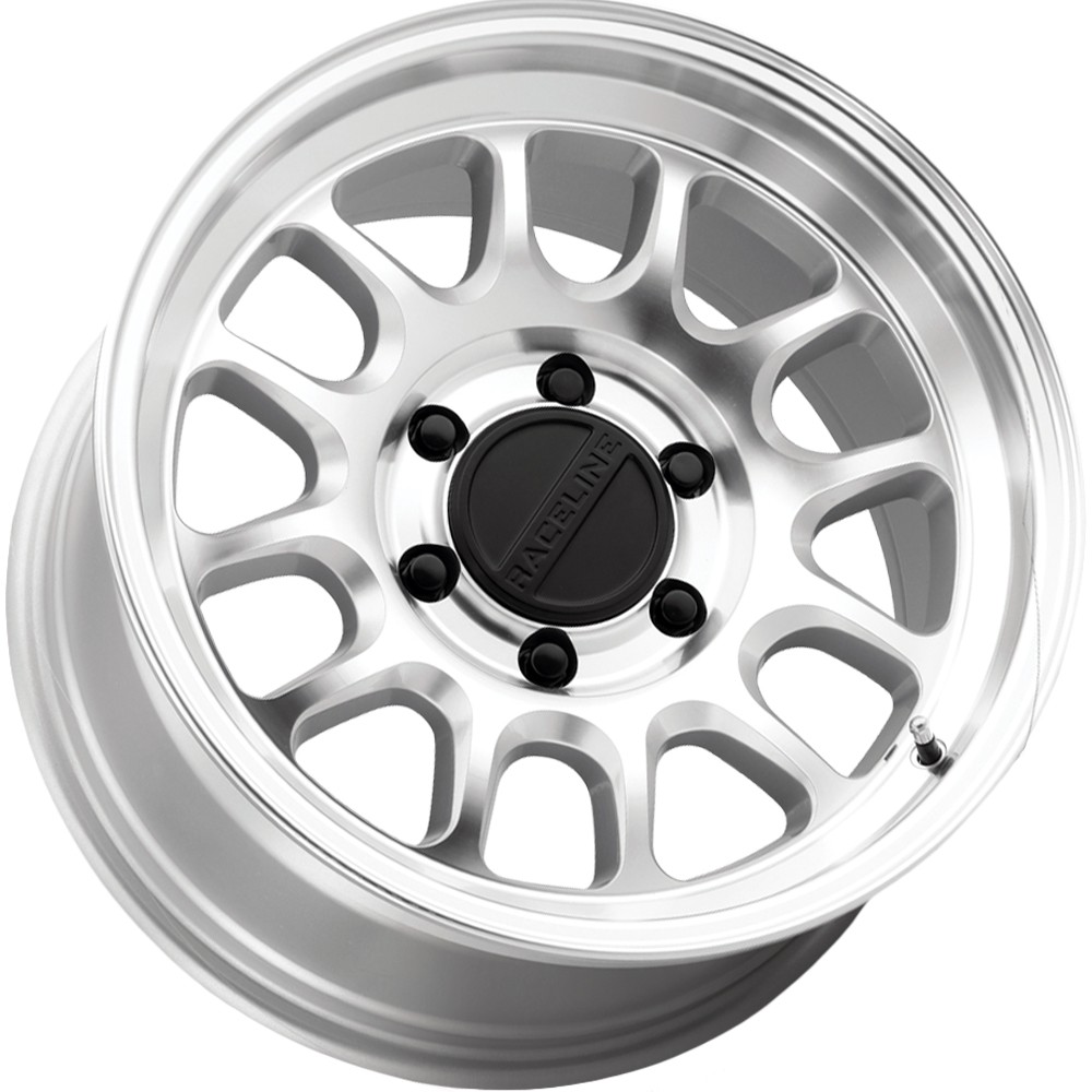 (Set of 4) Raceline 958MC Rogue 17x8.5 5x150 +35mm Machined Wheels Rims ...