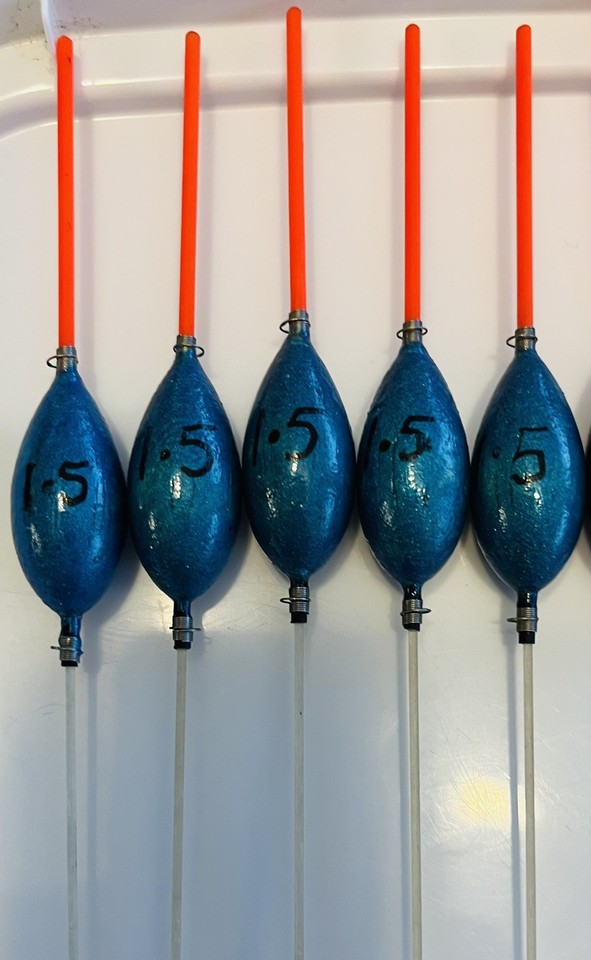 10 x Pole floats - coarse match lake fishing skimmers silvers deep ...