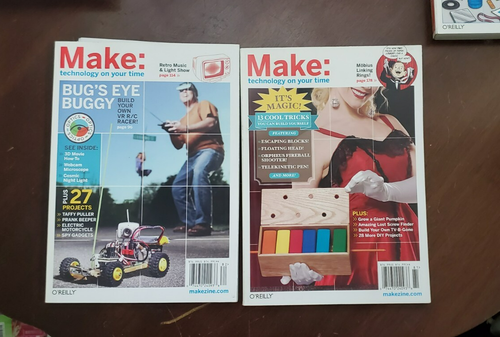 Lot of Two Make Magazines Issues 13 & 14 from March and May 2008 | eBay