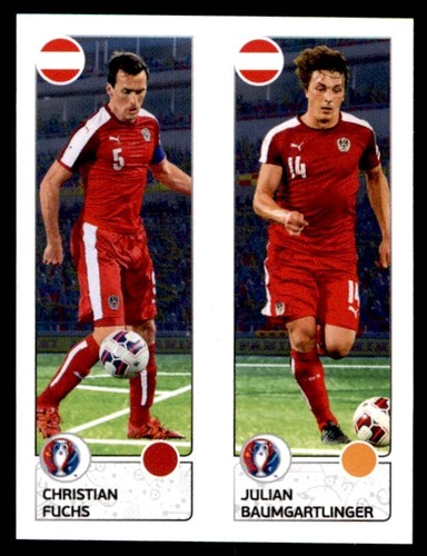 Panini Euro 2016 (Swiss Star Edition) Fuchs/Julian Baumgartlinger ...