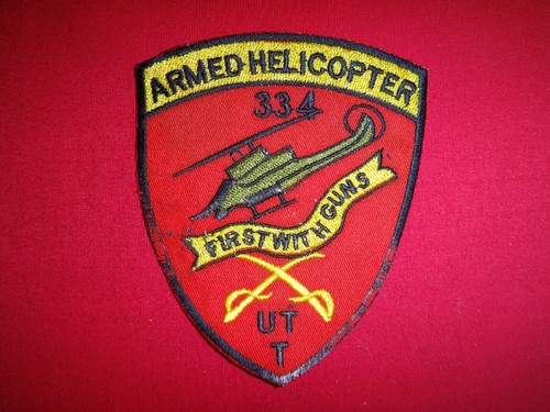 États-unis 334th Armé Hélicoptère Compagnie Utt " Premier Avec Armes ...