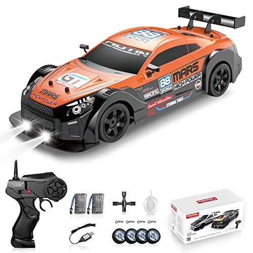 Remote Control Car 1/16 2.4GHz 4WD RC Drift Car, Rechargeable 18KM/H+ ...