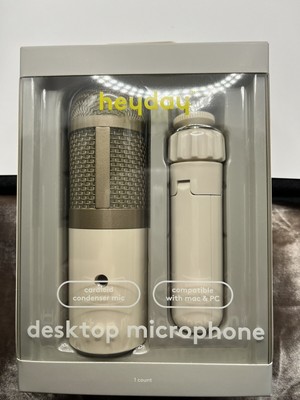 SEALED Heyday Desktop Microphone Stone White BRAND NEW , POD CAST READY ...