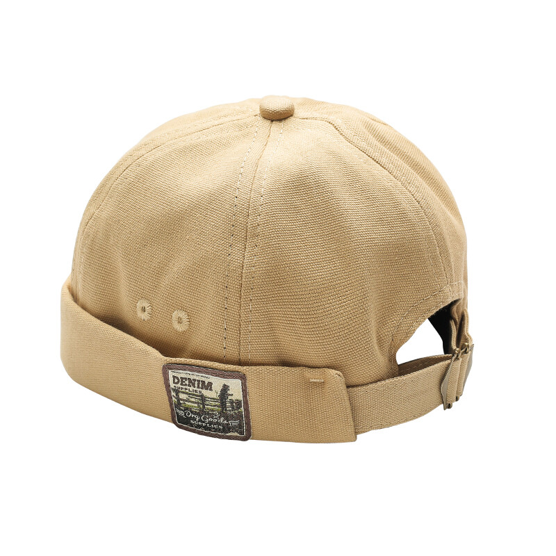 Brimless Cap Hat Skullcap Sailor Rolled Cuff Retro Hats Adjust K1 | eBay