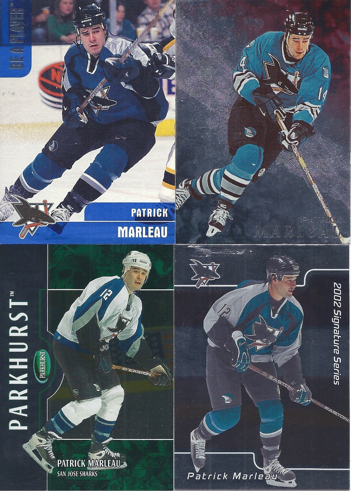 Patrick Marleau 2001 Parkhurst #80 Tri Star New England /10 Price Guide ...