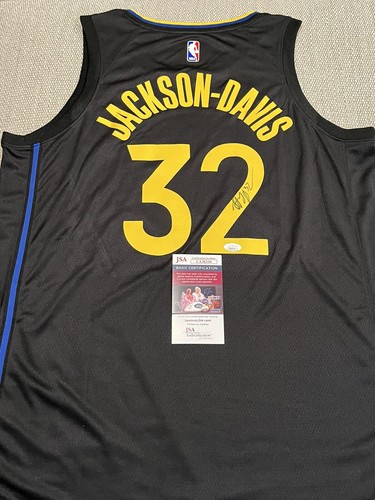 JSA COA TRAYCE JACKSON DAVIS Signed Autographed Golden State Warriors ...