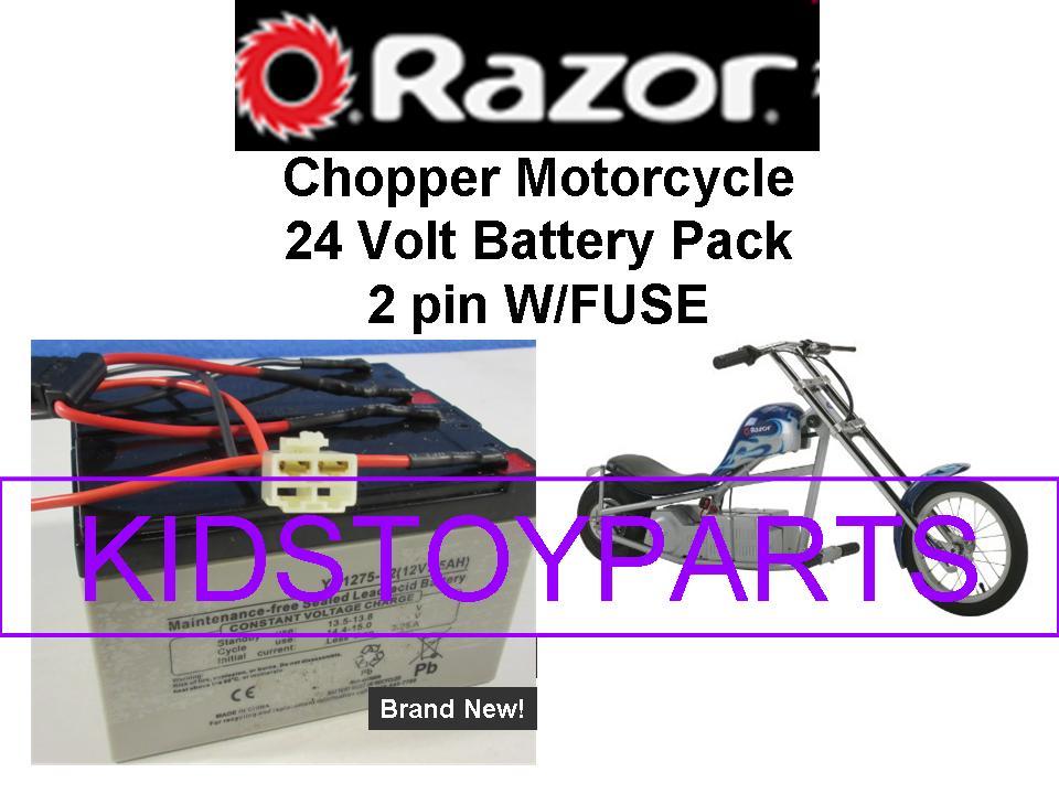 New! 24V Battery Pack for Razor Chopper | Grelly USA