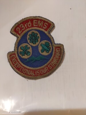 USAF 23rd EMS PATCH England AFB LA A-10 Base 3 X 2 3/4 Inch | eBay