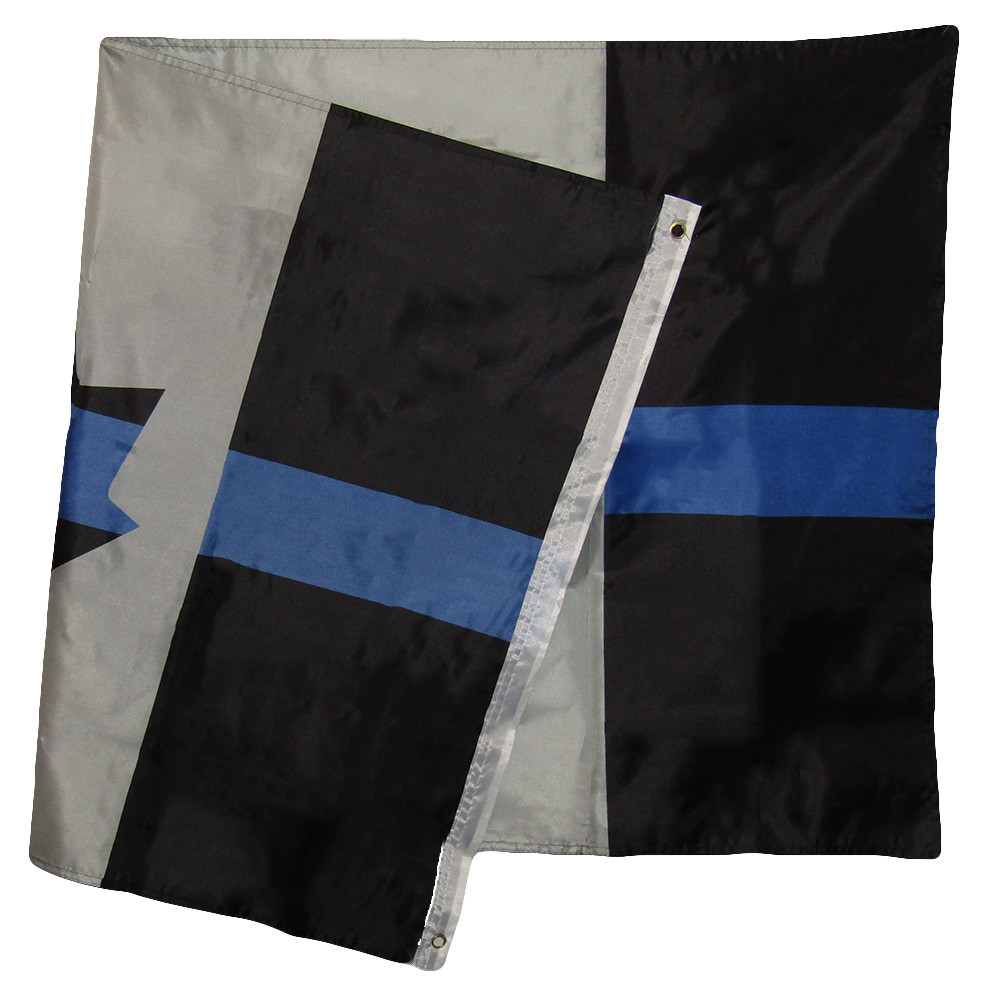 3x5 Thin Blue Line Canada Police Lives Memorial Fallen Officers Flag ...