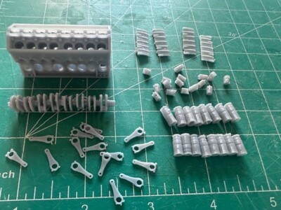 HO scale EMD 645 - 710 Engine Kit - 16cyl | eBay