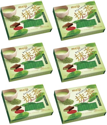 Matcha Milk Chocolate Green Tea Candy Sweet Food Assortment Box Meiji ...