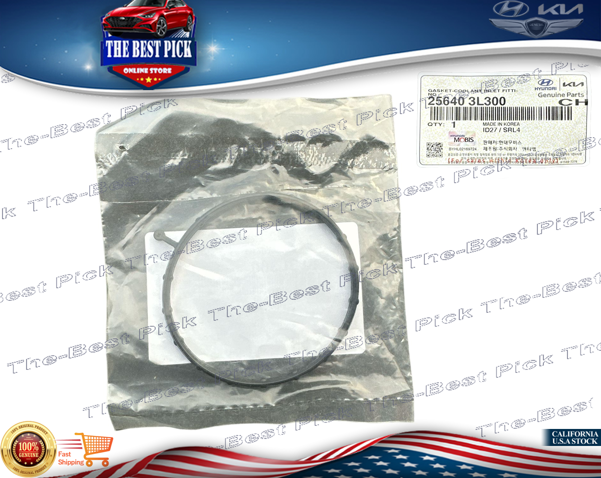- OEM 256403L300 Coolant Inlet Gasket for 2017-2018 Kia Cadenza 3.3l-v6 ...