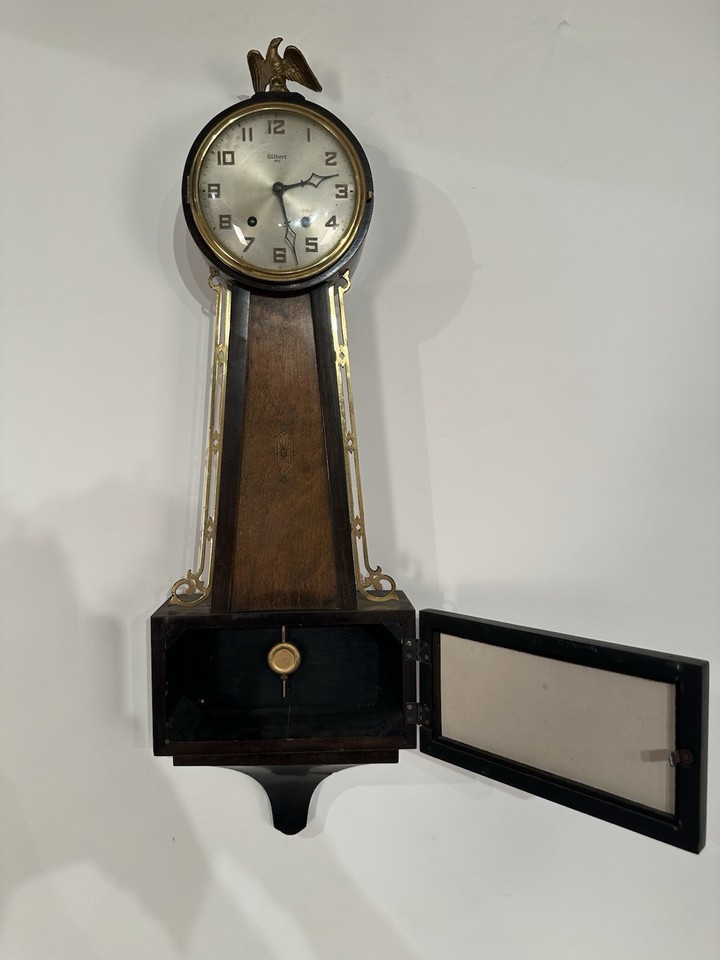 (VT70) Gilbert Banjo Clock- Striking Banjo Clock | eBay