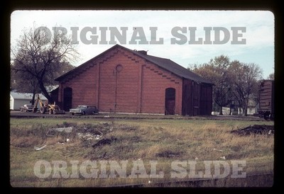 Orig 1971 Slide - Milwaukee Road MILW Roundhouse Fond Du Lac Wisconsin ...