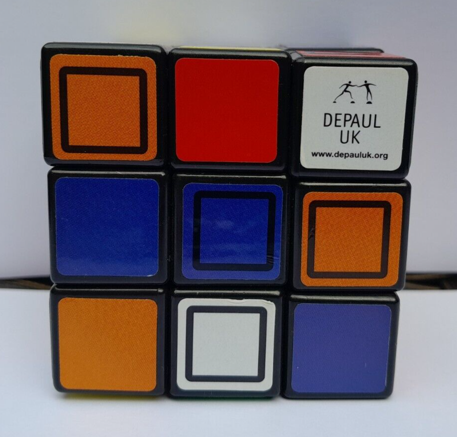 GENUINE RUBIK'S / RUBIKS 3x3 PROMO CUBE ADVERTISING 'DEPAUL UK' | eBay