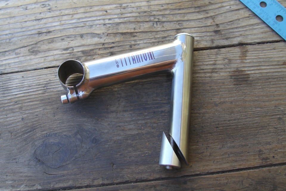3t PRO TITANIUM STEM 120 mm quill vintage 1" inch 22.2 26 road bike NOS ...