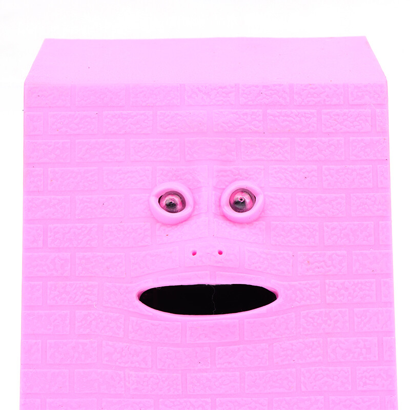 Sensor Coin Eating Piggy Bank Funny Face Bank Saving Money Box Bank Kid ...