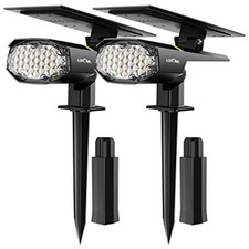 TBI Pro 27 LEDs Outdoor Solar Landscape Spotlights Pro Ip65 Waterproof ...
