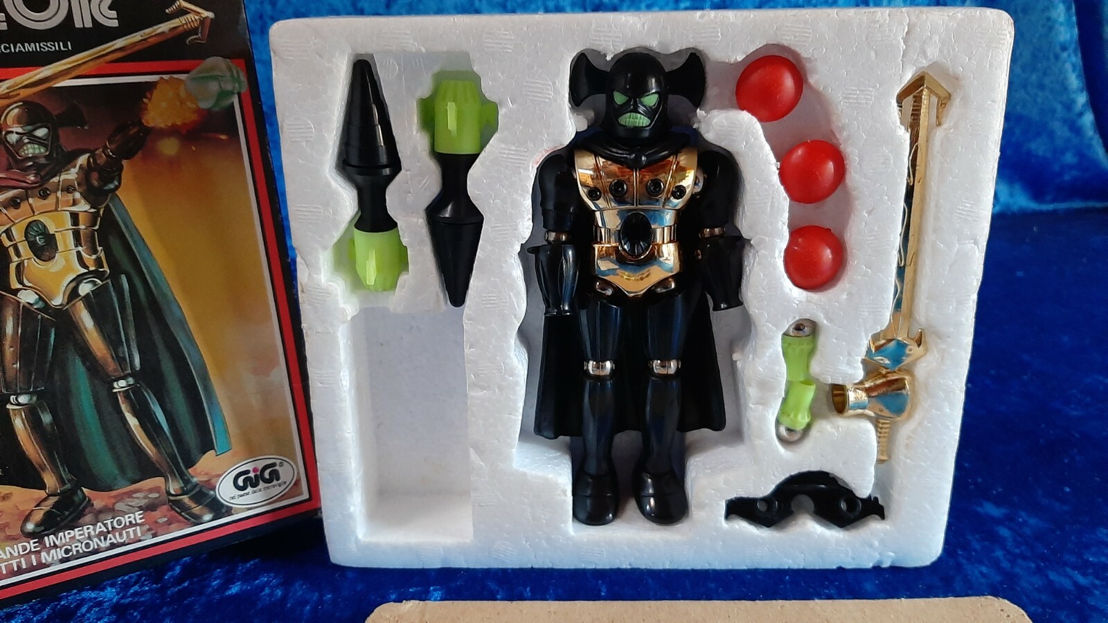 1977 THE EMPEROR MICRONAUTI MICRONAUTS MEGO GIG IMPERATORE ITALY R8 ...