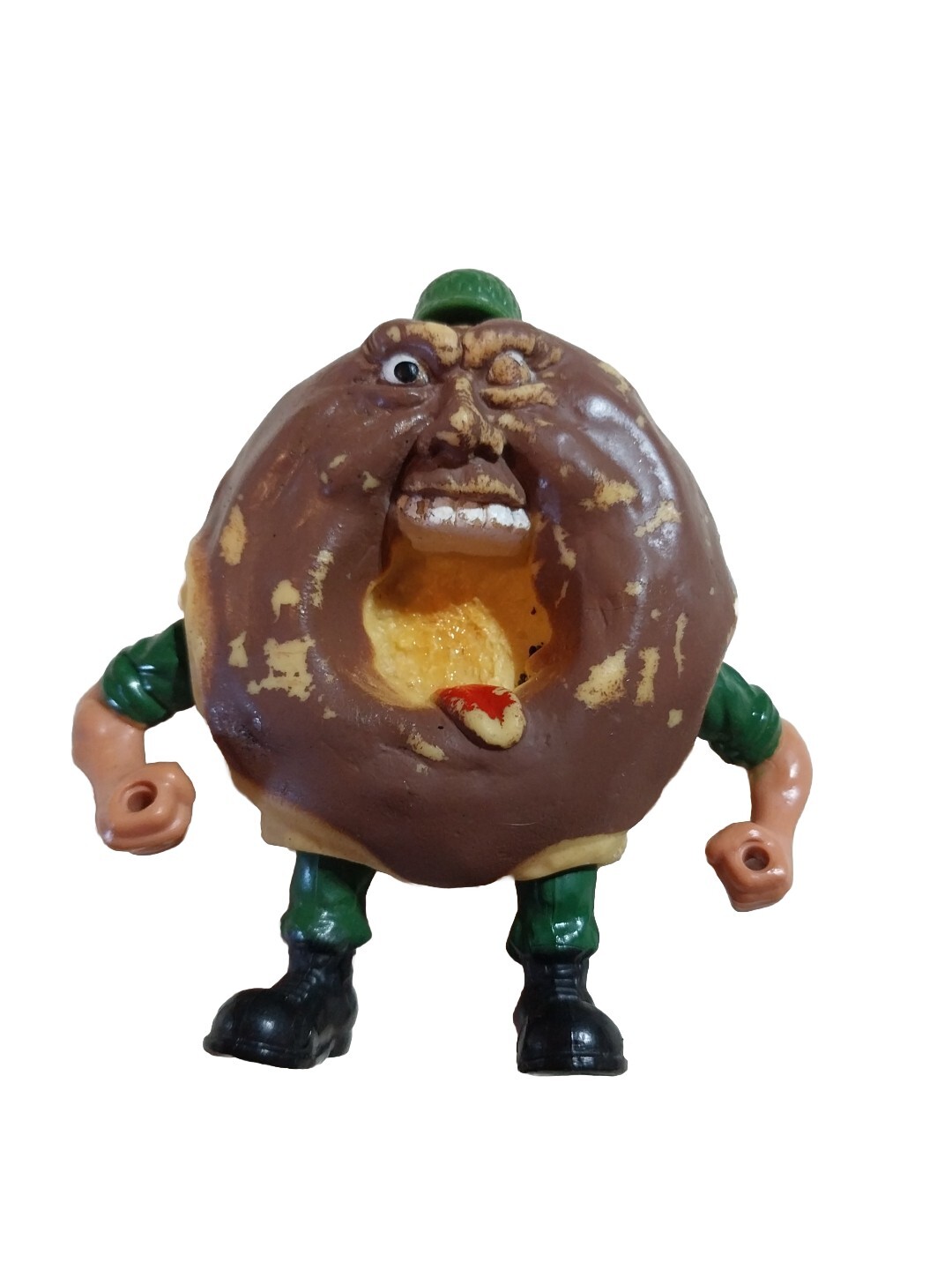 Vintage Food Fighters Major Munch Donut Figure Mattel Adult Kid Collect ...