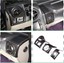 24PCS Carbon Fiber ABS Interior Central Control Cover Trim For Hummer ...