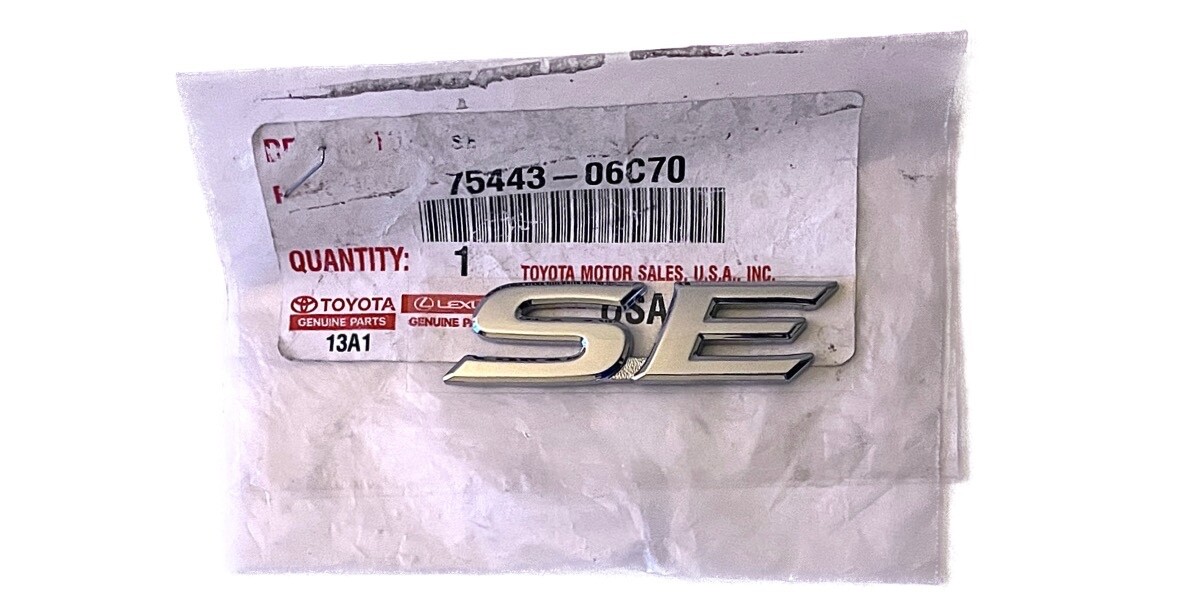 Genuine OEM Deck Lid Emblem for Toyota 7544306C70 for sale online | eBay