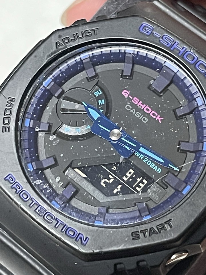 Casio G-Shock Men's Black Watch - GA2100VB-1A 889232310886 | eBay