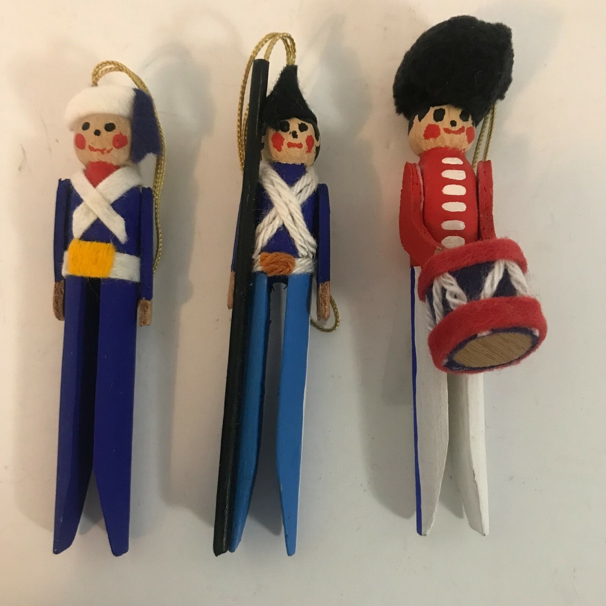 Clothespin Soldier Christmas Decoration Random Charm · The Toy