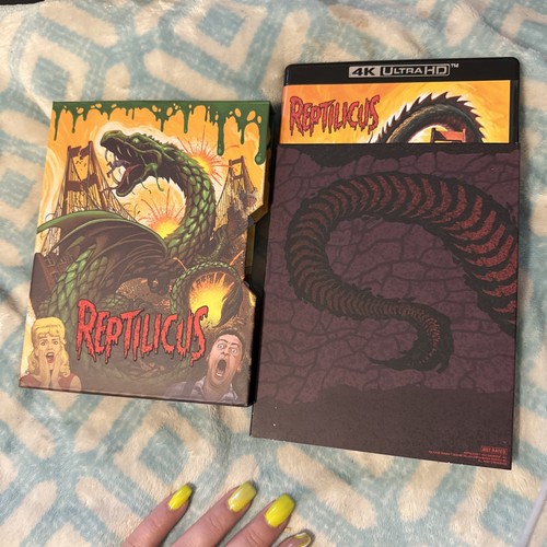 Reptilicus (4K UHD, Blu-ray, Slipcover, 1961) Vinegar Syndrome. HARDBOX ...