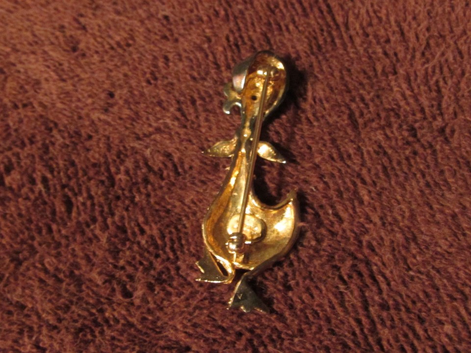 Vintage Alice Caviness Mother Goose Pin Sterling Gold Tone | eBay