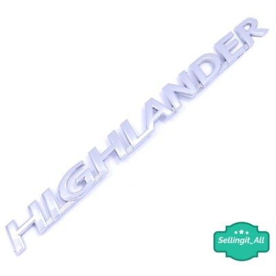 14-19 Toyota Highlander Liftgate Emblem Logo OEM 75442-0E050 Nameplate ...