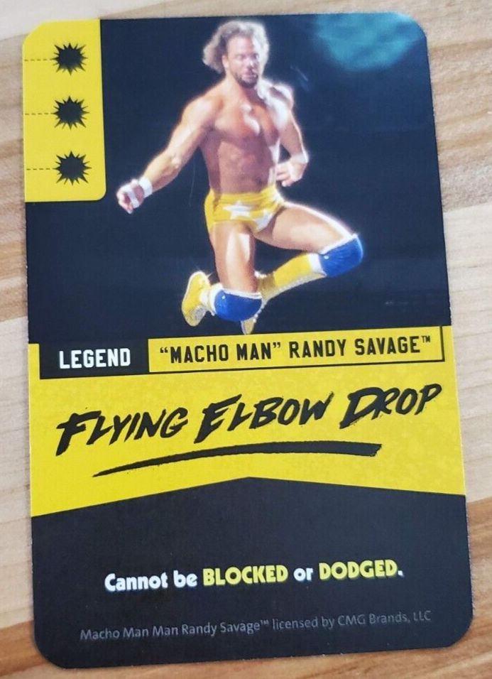 MACHO MAN RANDY SAVAGE 2020 Ravensburger WWE Royal Rumble Game Card ...
