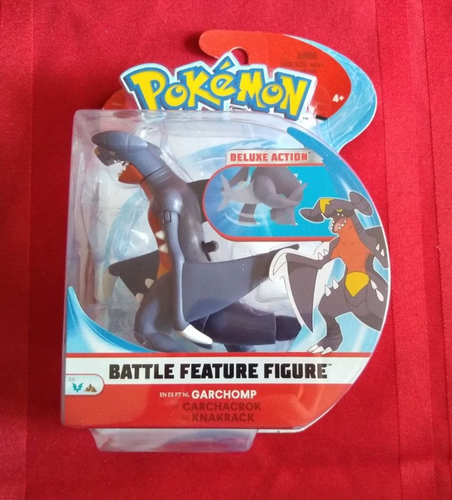 POKEMON WICKED COOL TOYS GARCHOMP BATTLE FEATURE FIGURE W/ DELUXE ...