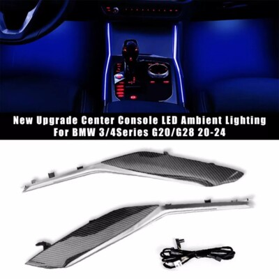 Carbon Fiber For BMW 330i M340i M3 G20 G80 Center Console Ambient ...