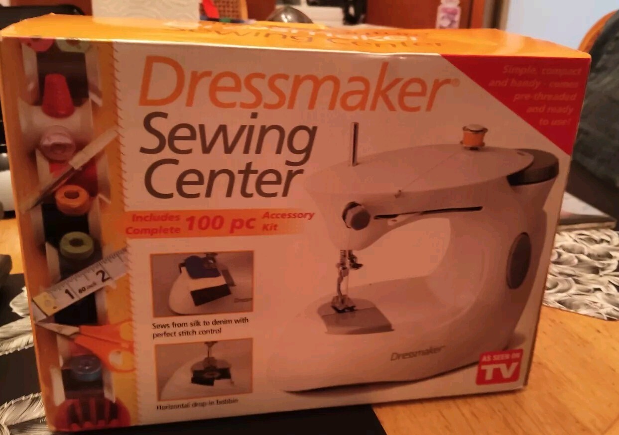 DRESSMAKER SEWING CENTER MACHINE Portable Euro-Pro Model 9988 Tested ...