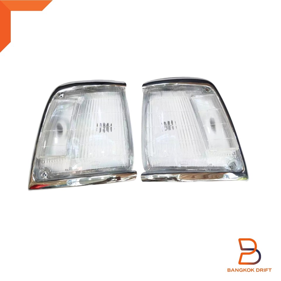 CHROME WHITE TURN SIGNAL LIGHT BLINKER LAMP FOR TOYOTA HILUX 2WD LN85 ...