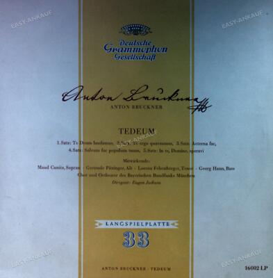 Anton Bruckner - Maud Cunitz - Te Deum GER 10" LP . | eBay