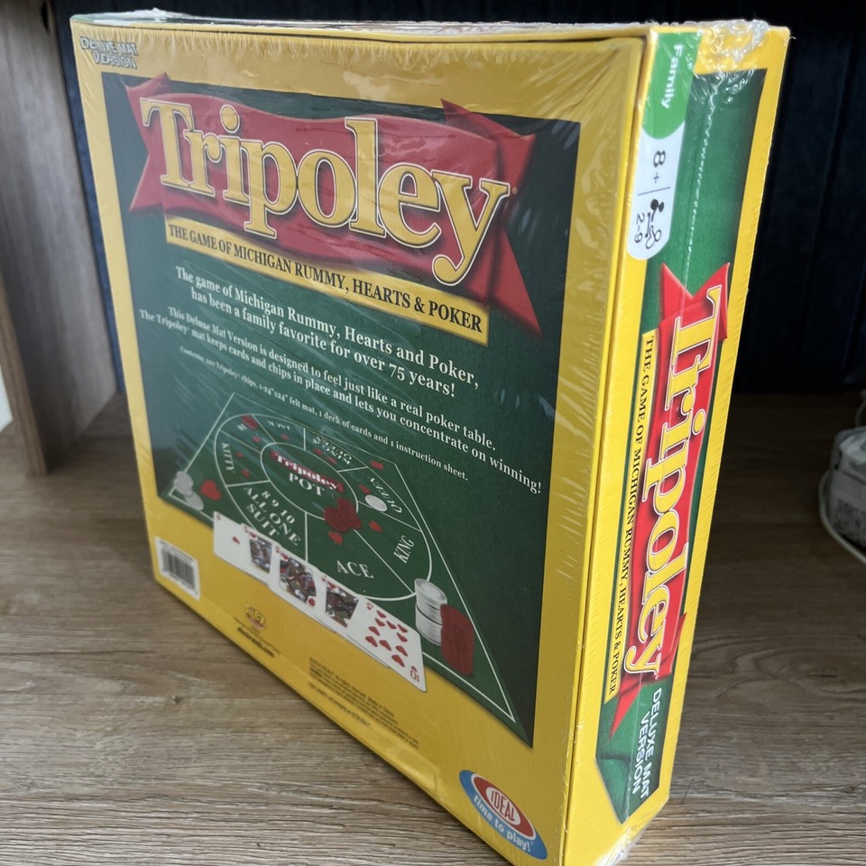 TRIPOLEY Board Game Deluxe Mat (Ideal Game 2014 Edition) New In Sealed ...