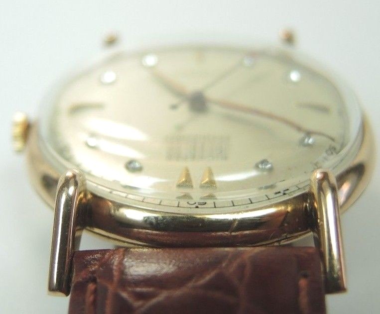 Retro Bucherer Incablock 17K Yellow Gold 17 Jewels Mens Diamond Wrist Watch Fine | eBay