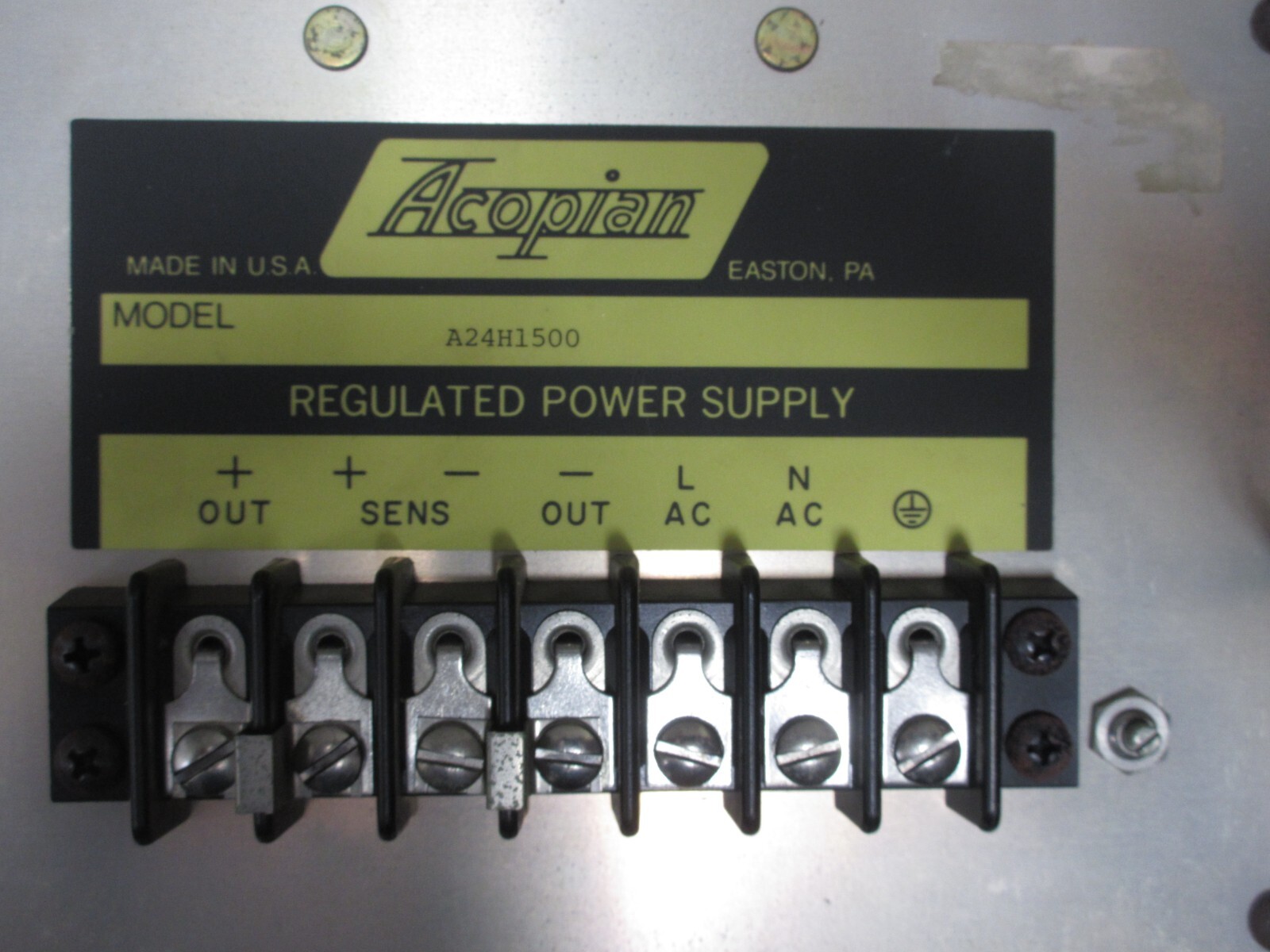 Acopian A24H1500 Regulated DC Power Supply for sale online | eBay