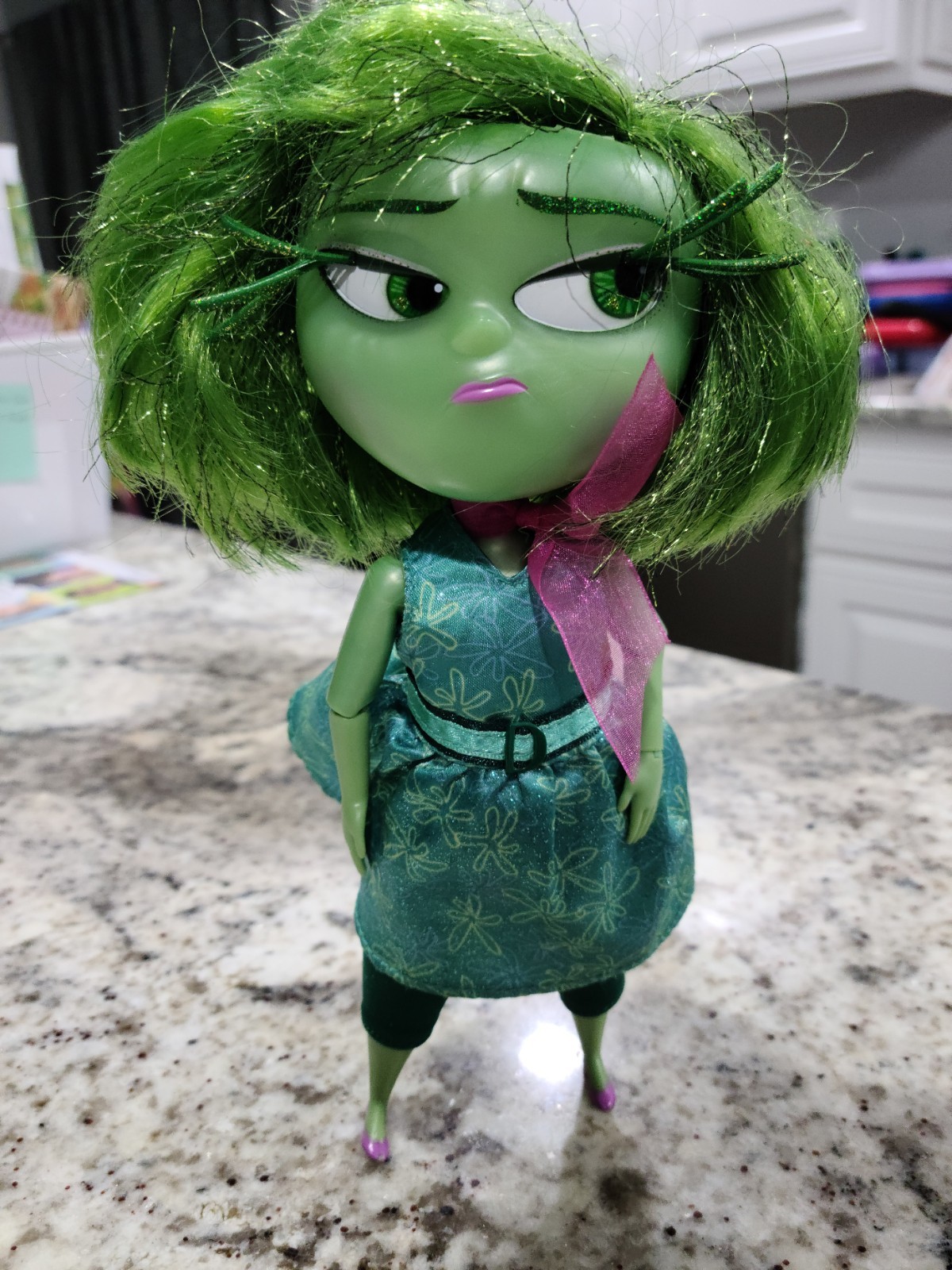 Disney Inside Out Disgust Talking Doll 9.5" – Works! Light-Up | Pixar ...