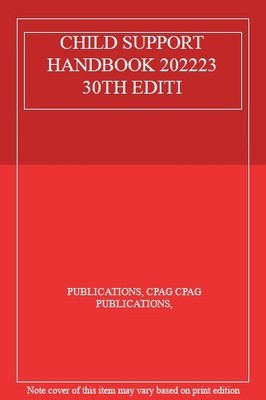 CHILD SUPPORT HANDBOOK 202223 30TH EDITI-PUBLICATIONS, CPAG CPAG | eBay UK