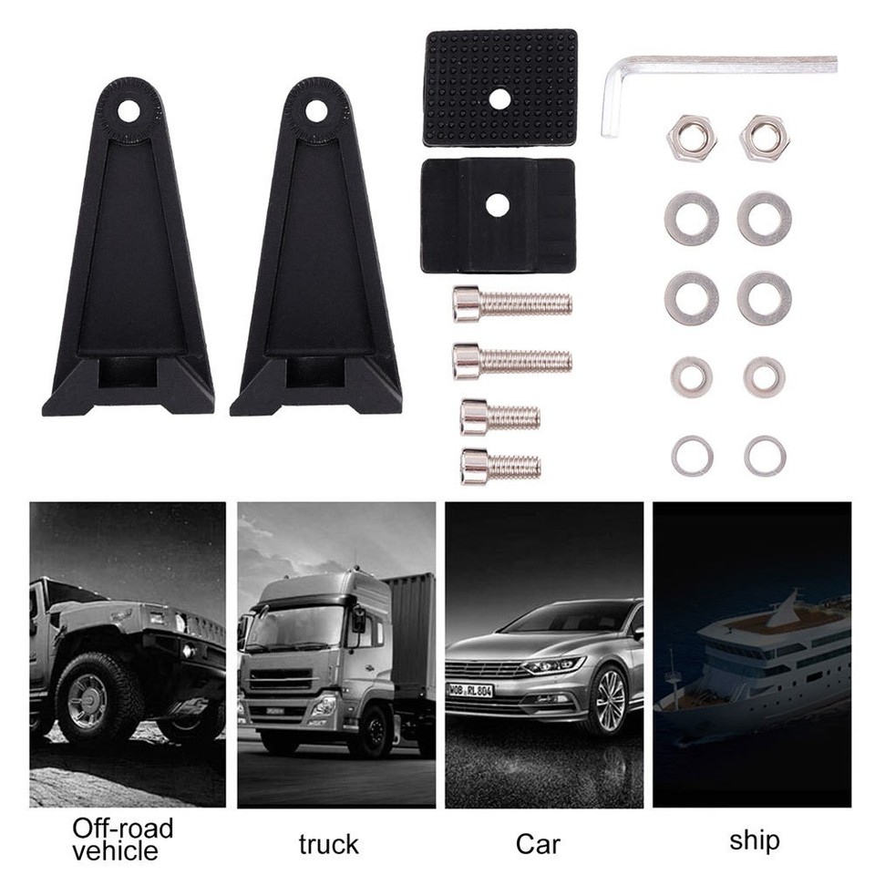 1 Pair Car Light Side Brackets LED Light Bar Mounting Bracket for ...
