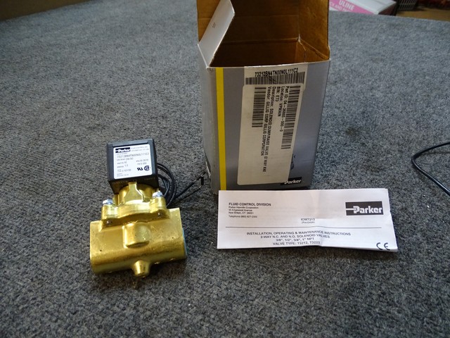 PARKER 73212BN4TN00N0L111C2 SOLENOID VALVE Kneeling Valve Gillig Flyer ...