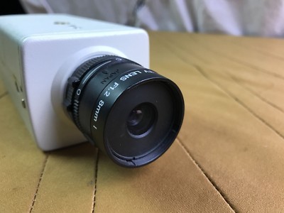 BCR-424 II Monochrome Camera 4.4" Long Compact Size BCR424II TV LENS F1 ...