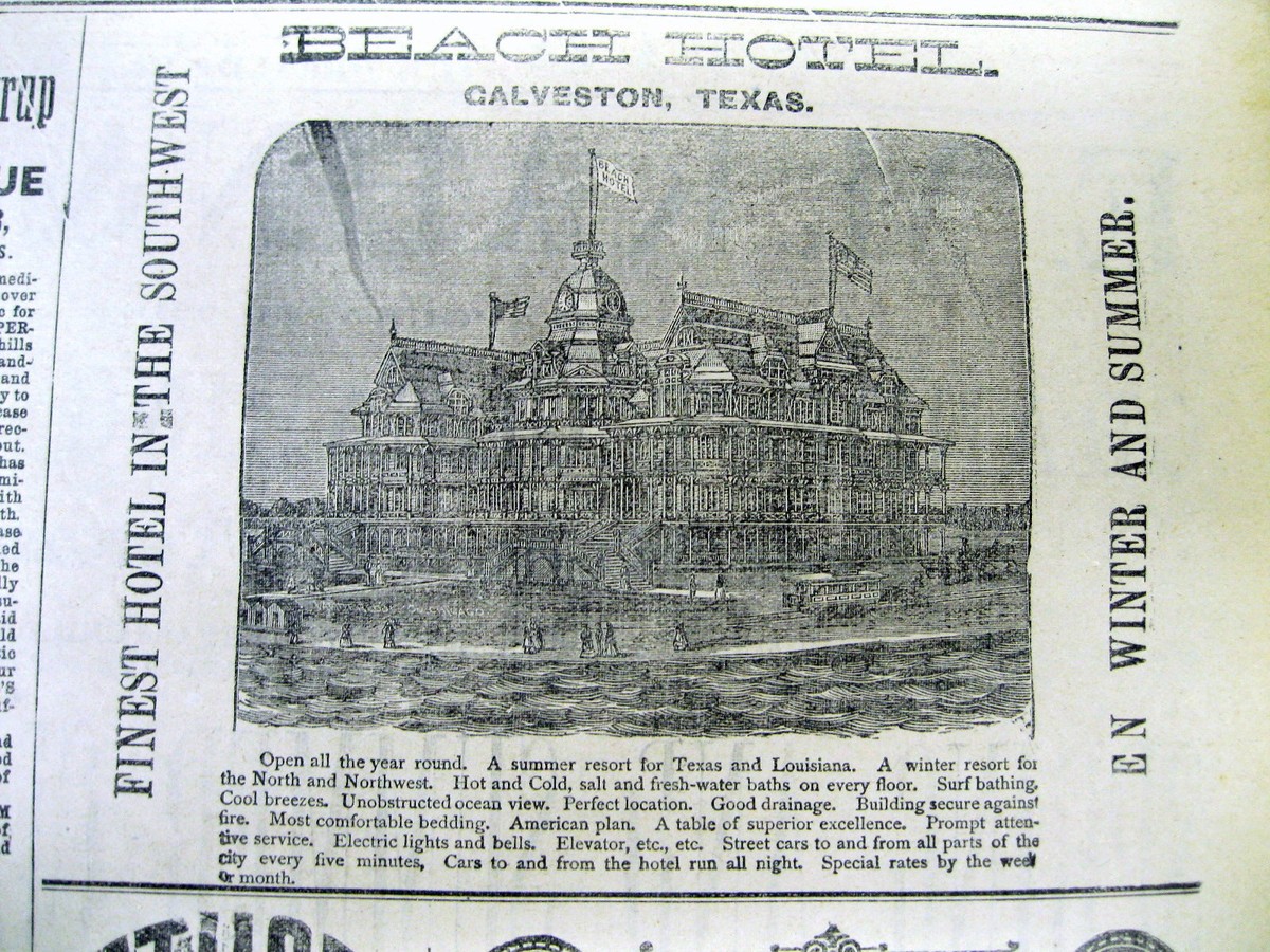 Texas Old Newspaper Ads 1800s