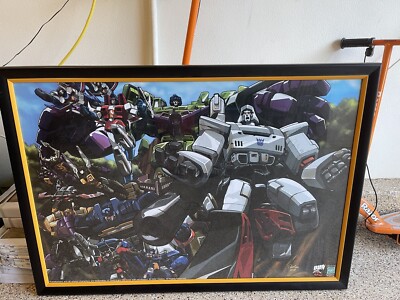 Original Vintage Poster Transformers Decepticons Hasbro Comics Cartoons ...